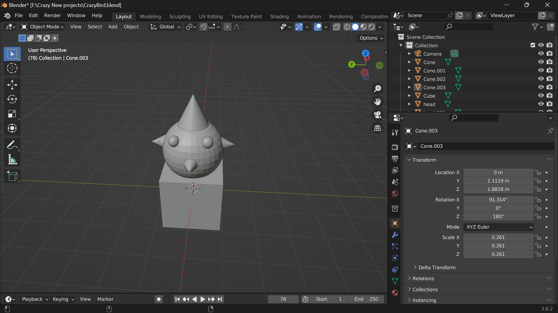 My First Blender model - Show - GameDev.tv