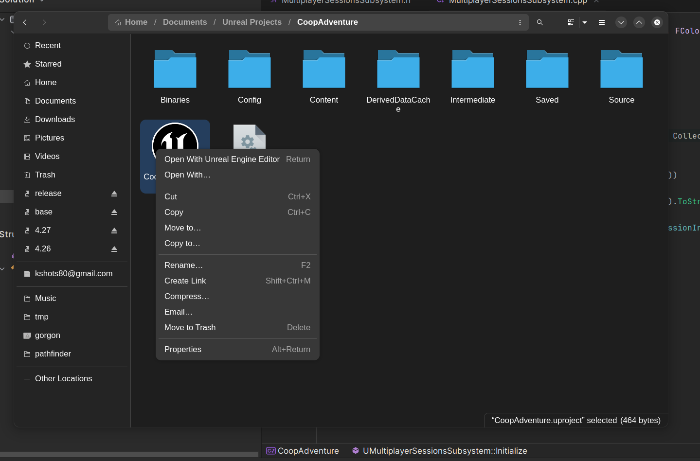 Cannot directly launch from uproject - no option listed - Ask - GameDev.tv