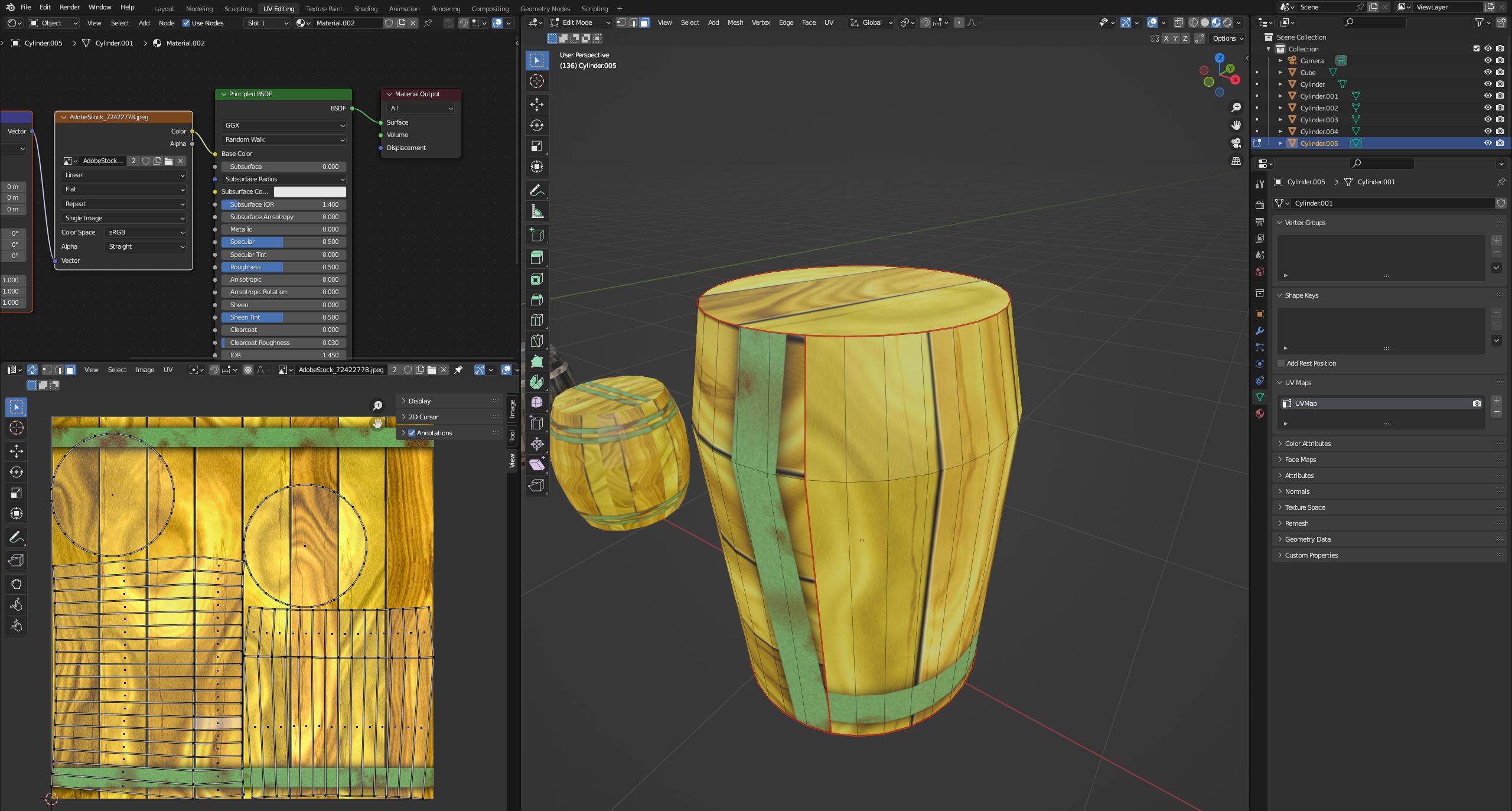 UV Wrapping question..why does this happen? - Ask - GameDev.tv
