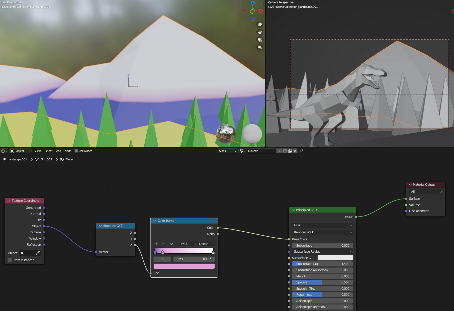 Texture coordinates object gradient - Ask - GameDev.tv