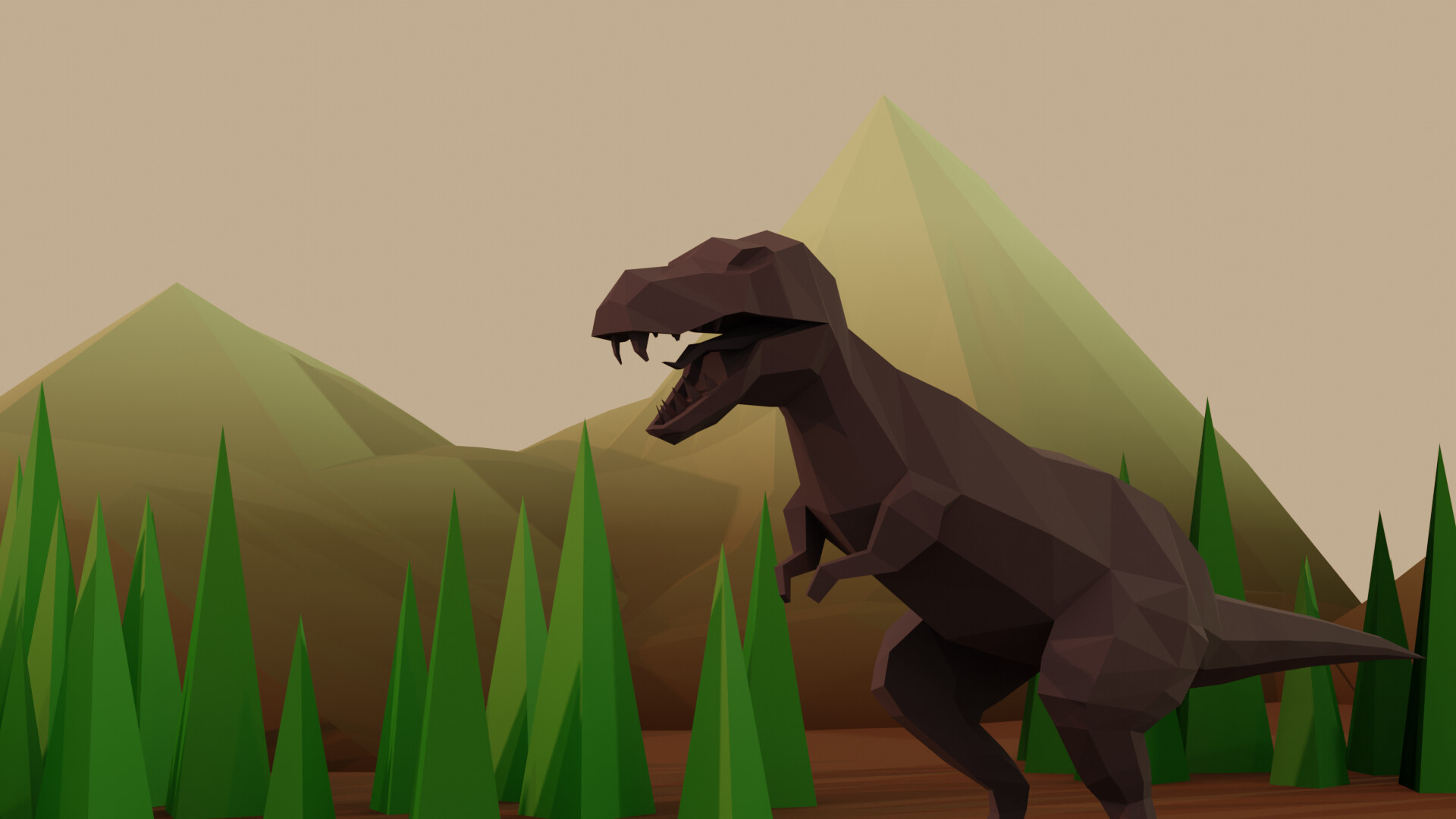 Low-Poly T-rex - Show - GameDev.tv