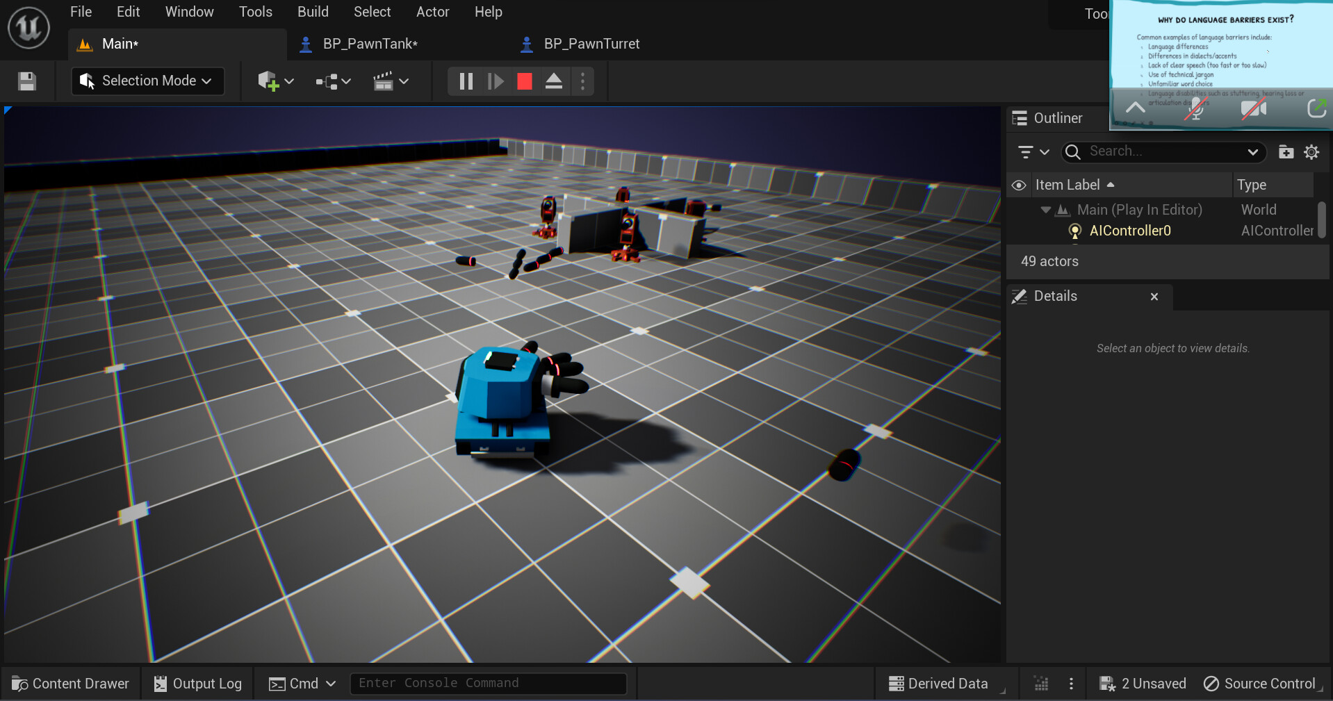 BP_Projectile is not moving from BP_PawnTank - Ask - GameDev.tv