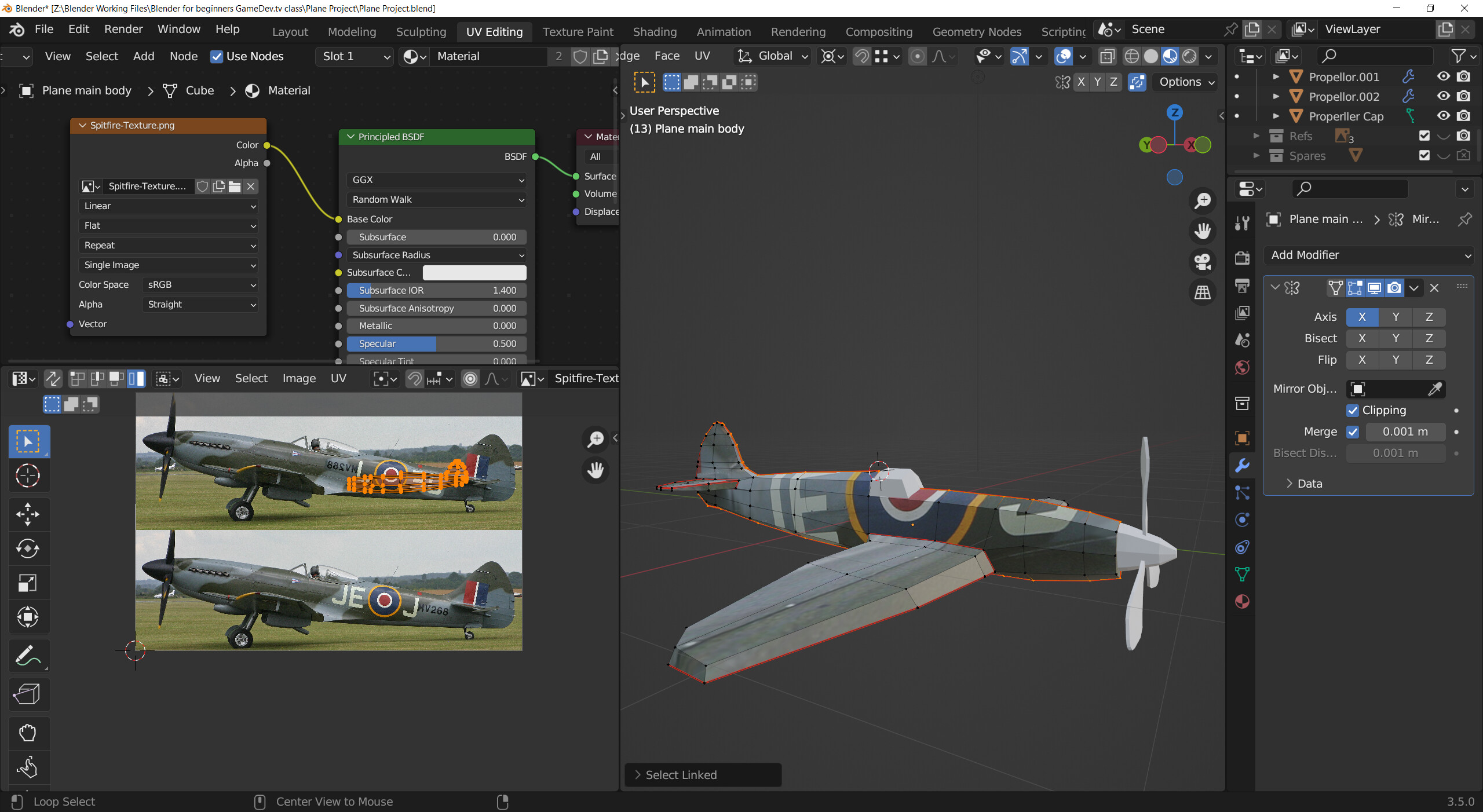 UV Unwrap acting strange, textures showing up on the wrong face of my model? - Ask - GameDev.tv