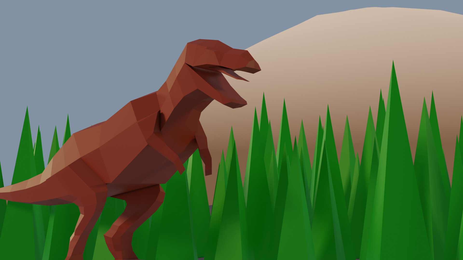 My Dinosaur scene - Attempt 1 - Show - GameDev.tv