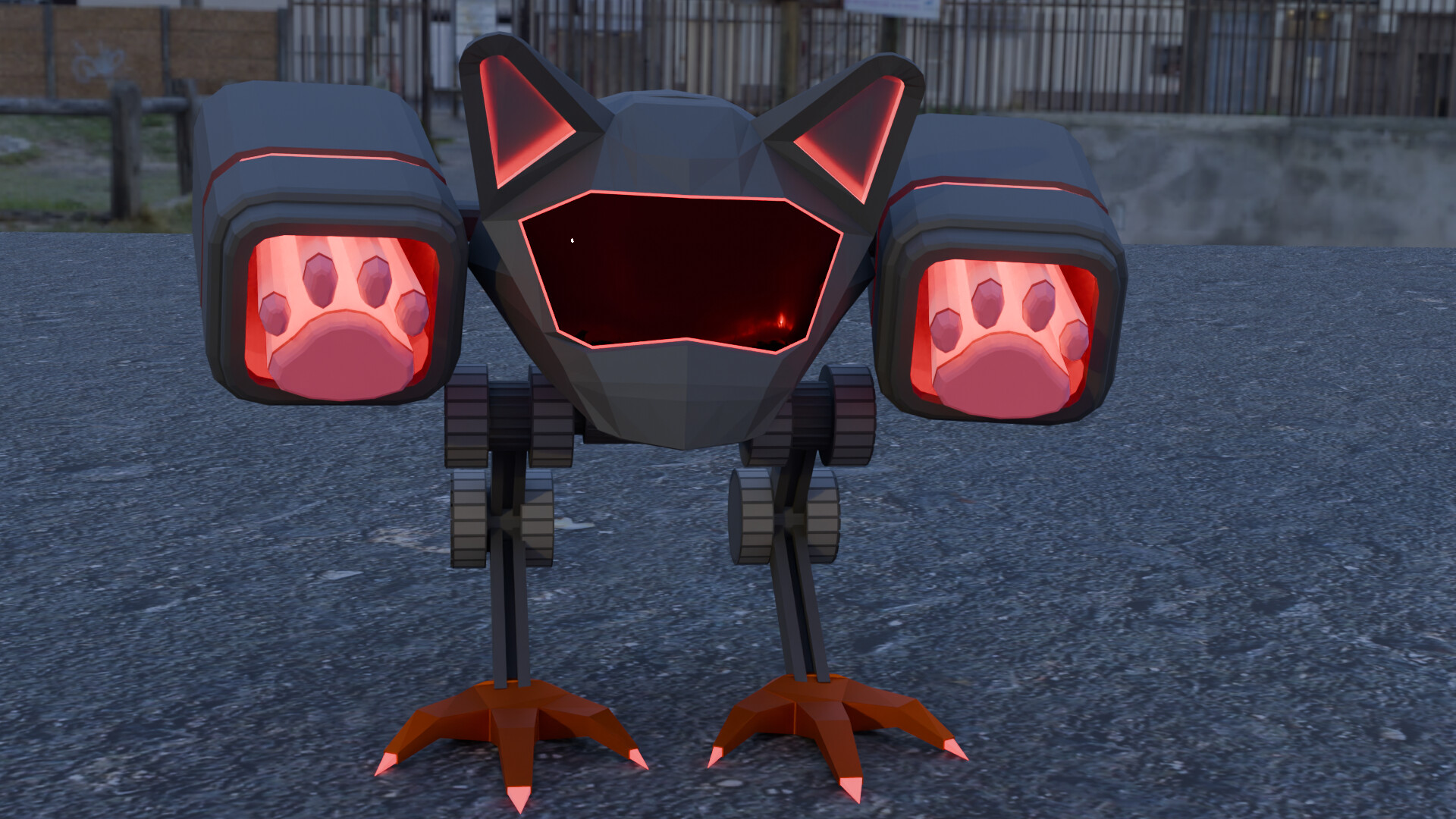 Blender Character Creator Cat Mech - Show - GameDev.tv