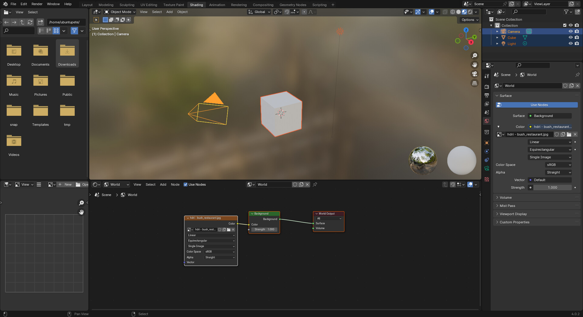 HDRI downloads show up only as files - Ask - GameDev.tv