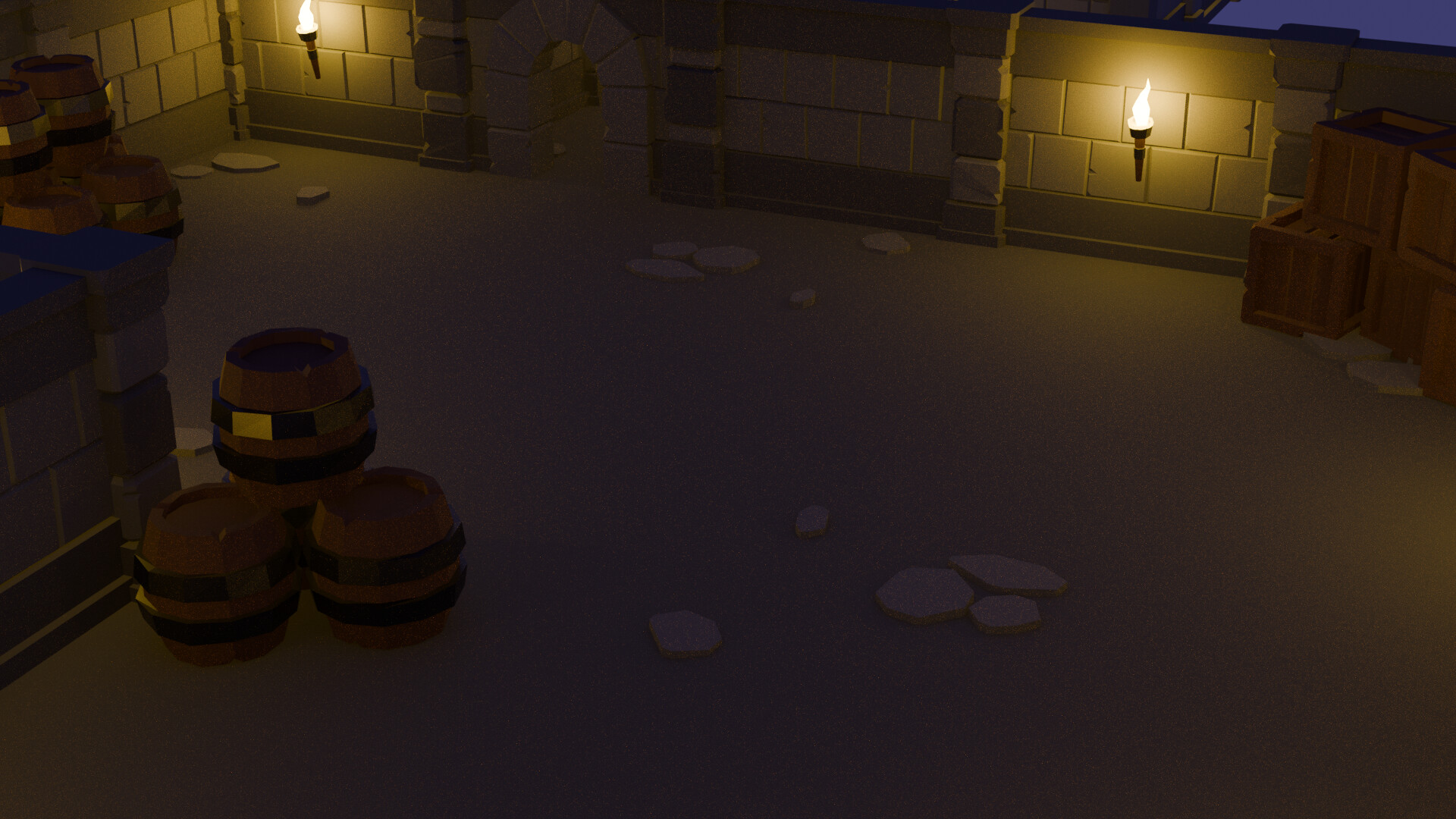 My first Low -Poly modular dungeon and lighthouse island - Show - GameDev.tv