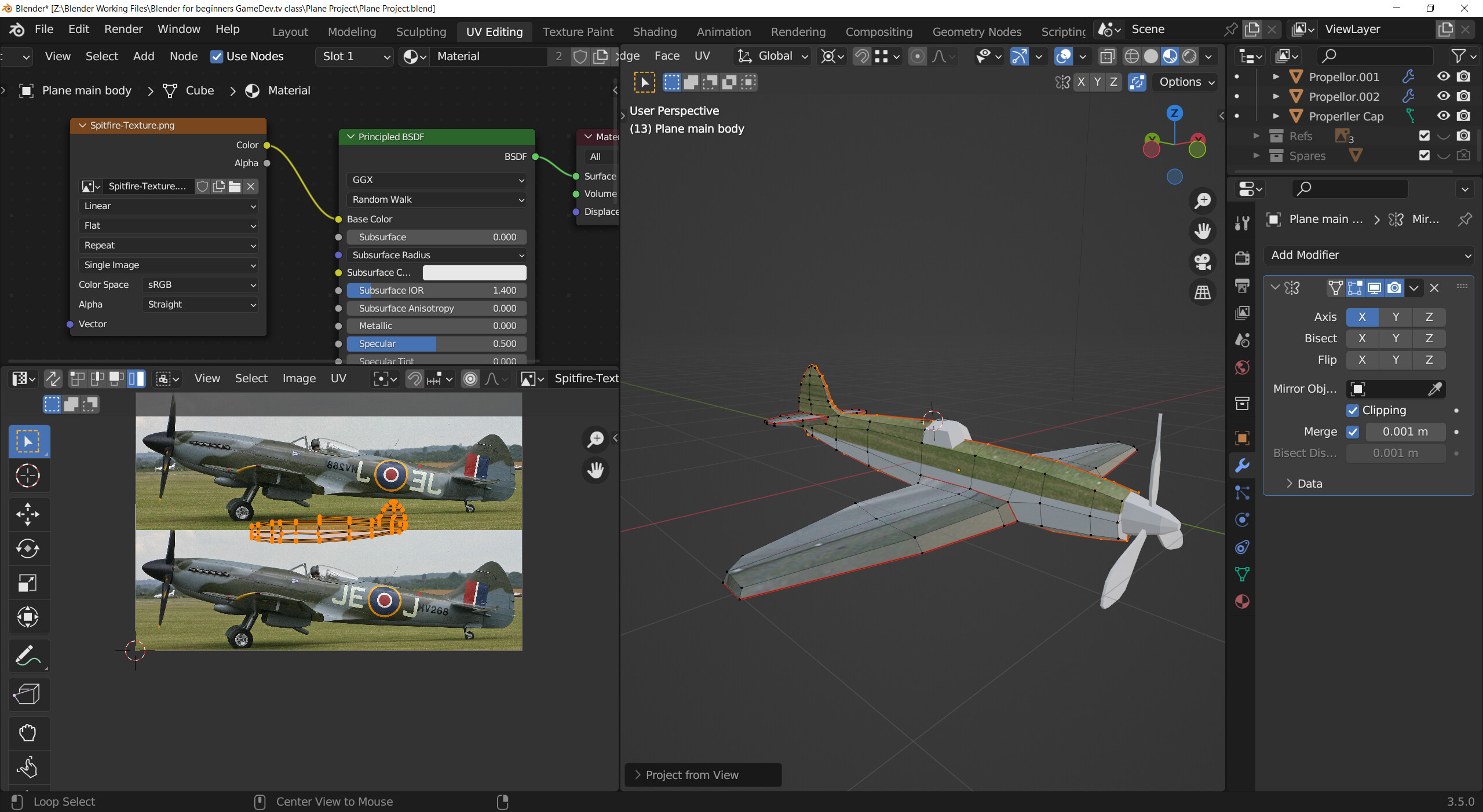 UV Unwrap acting strange, textures showing up on the wrong face of my model? - Ask - GameDev.tv