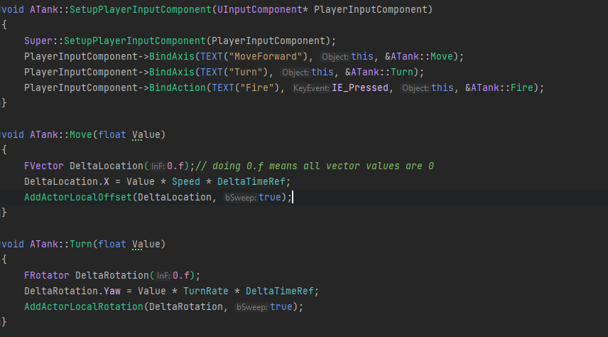 Need Help with toontanks pawn tank not moving - Ask - GameDev.tv