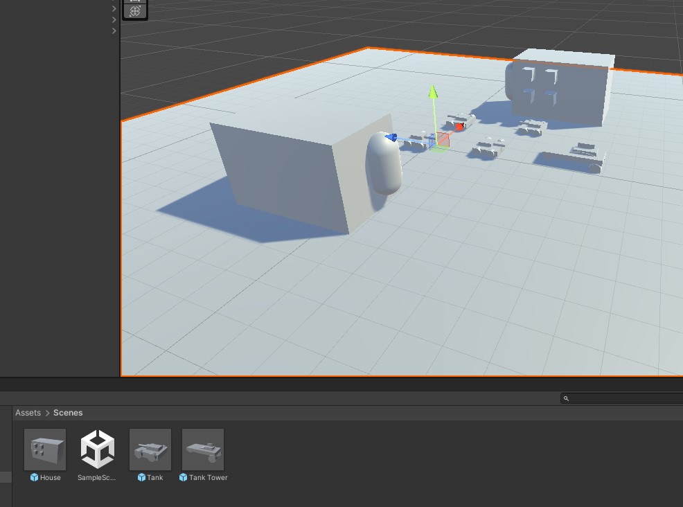 Class Basic Scene with prefabs - Show - GameDev.tv