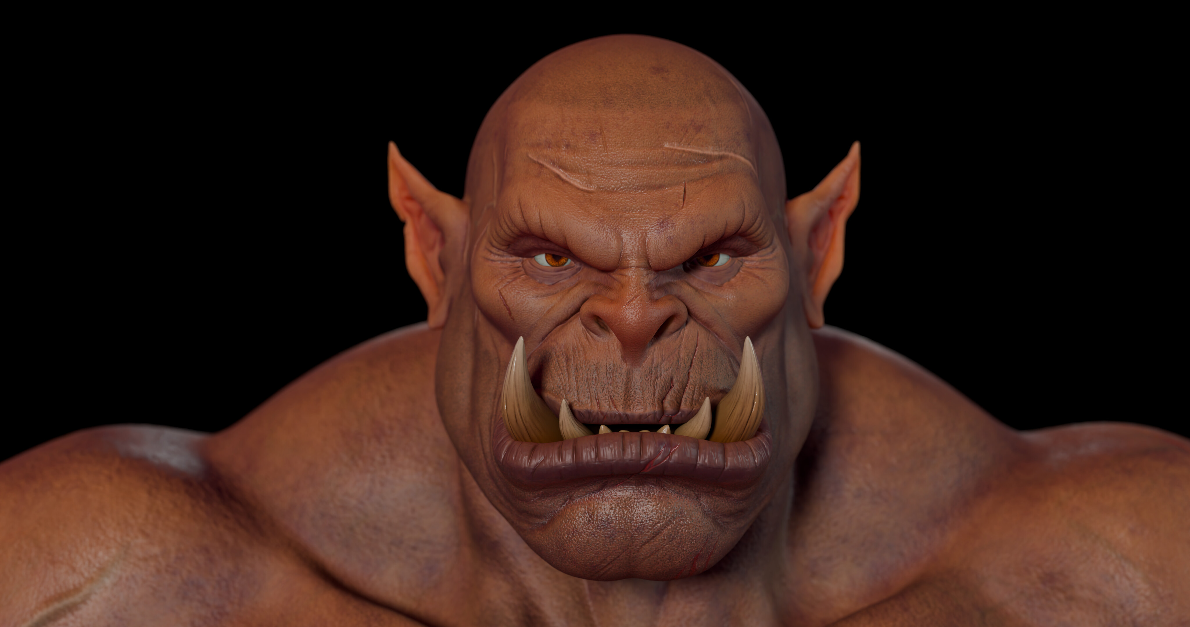 Orc skin textures and shaders finished - Show - GameDev.tv