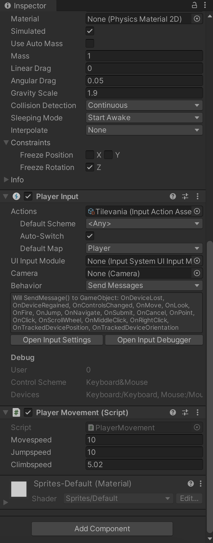 The triggering is not working, player is not climbing ladder - Talk - GameDev.tv