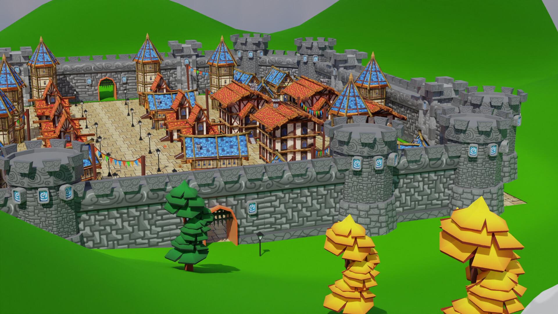 Simple city mad with blender - Show - GameDev.tv