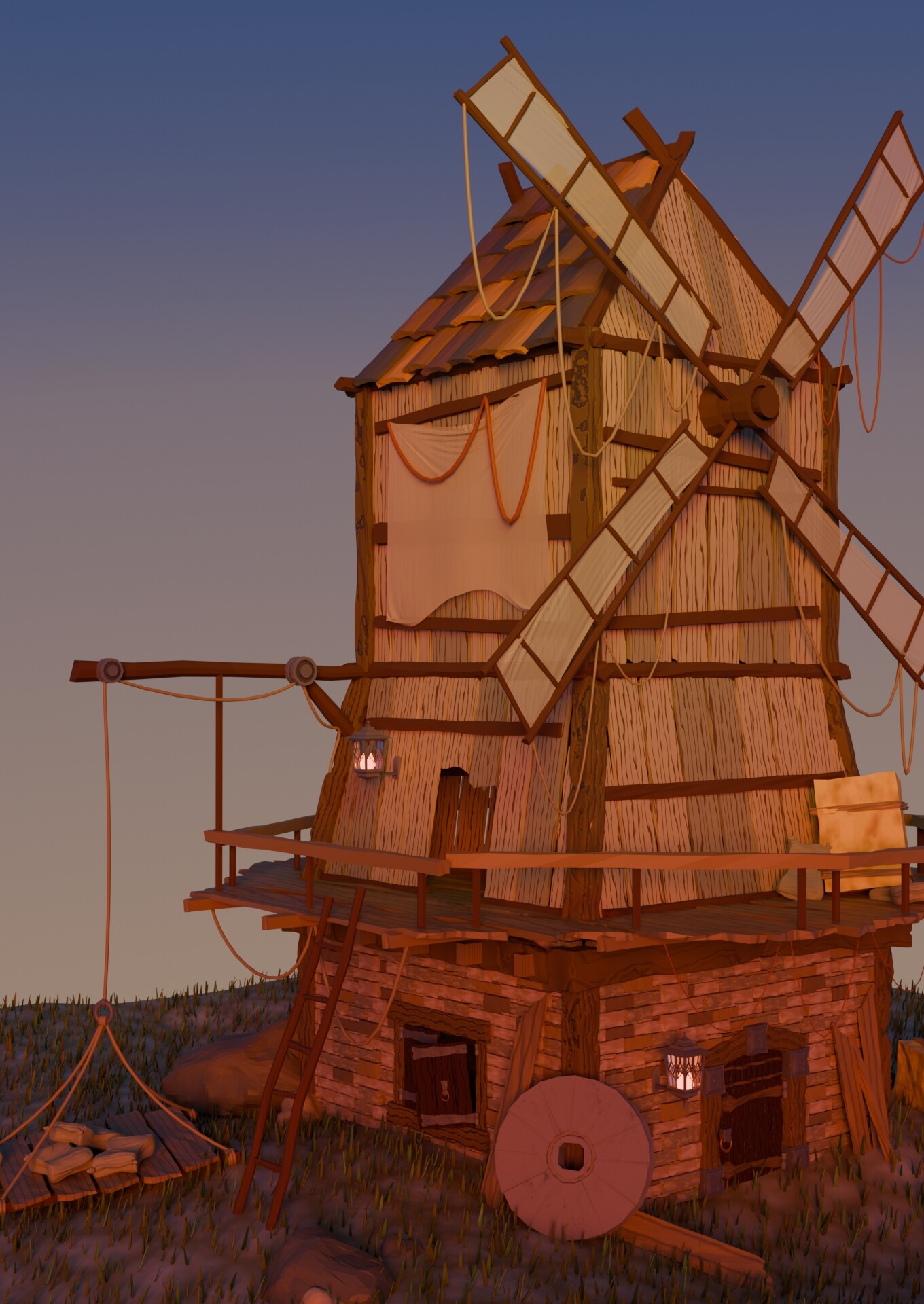 My First Windmill Scene - Show - GameDev.tv