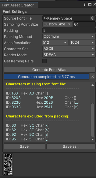 Numbers not showing for Kenney Font - Talk - GameDev.tv