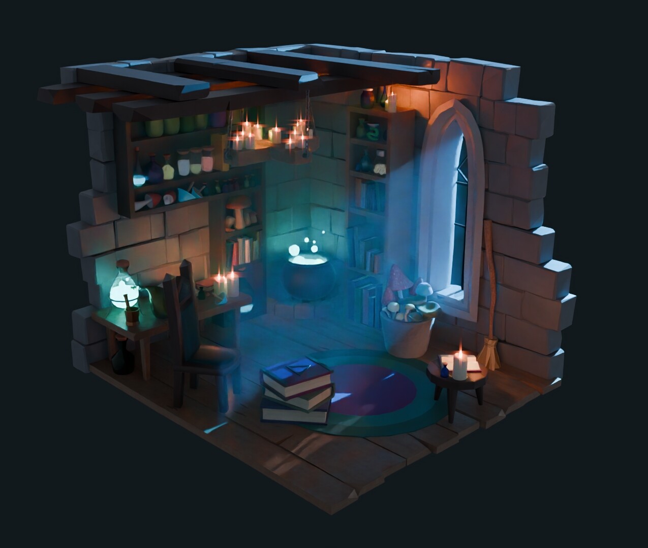 I finished "Blender Isometric Scenes" - Show - GameDev.tv