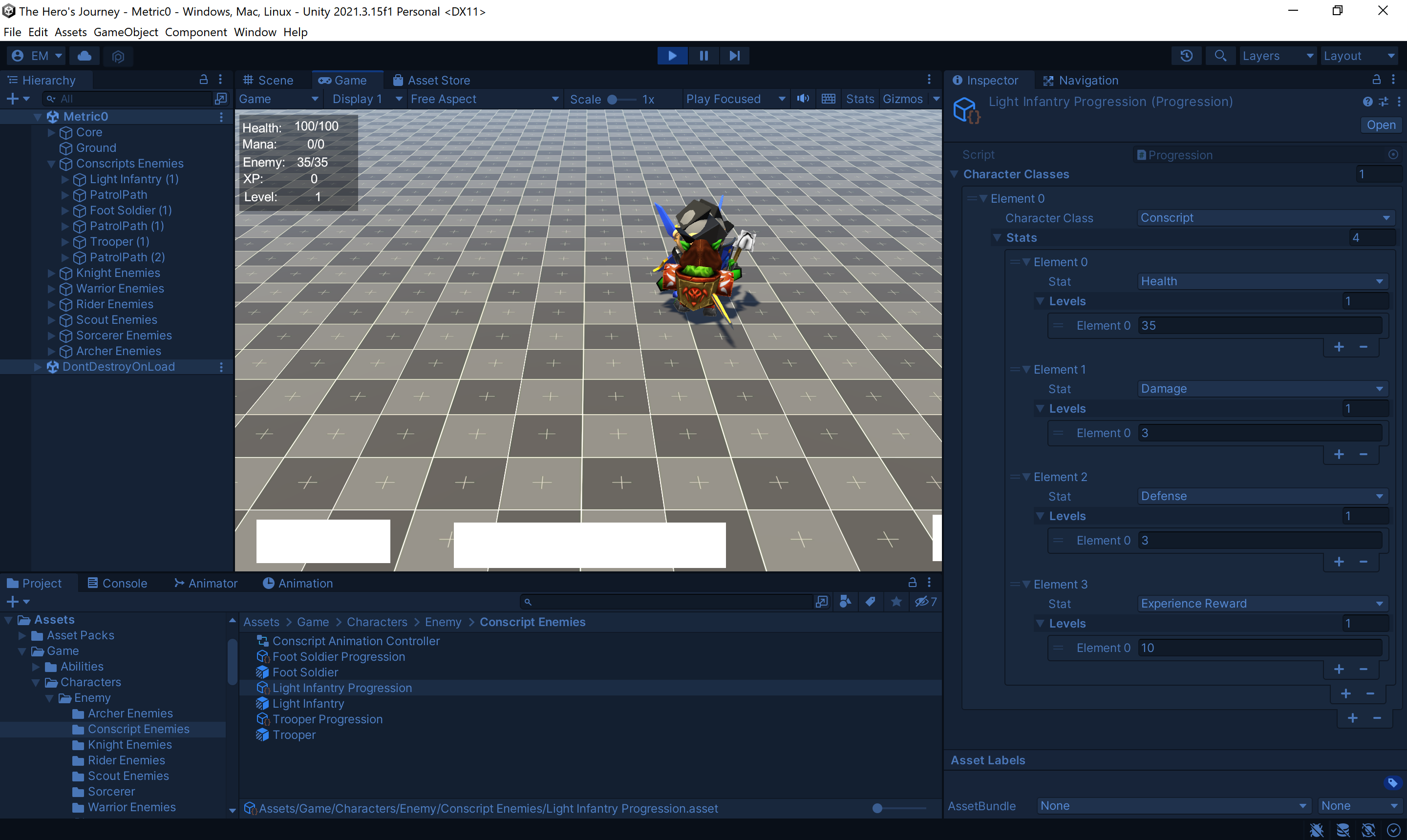 RPG courses imported combat not working - Ask - GameDev.tv
