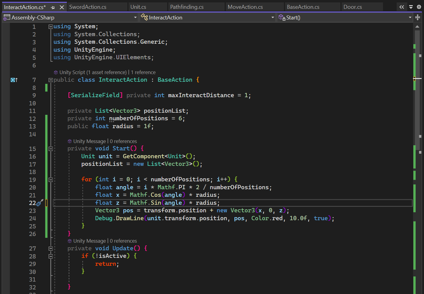 Hex Grid Pathfinding distance solution for ShootAction and GrenadeAction? - Show - GameDev.tv