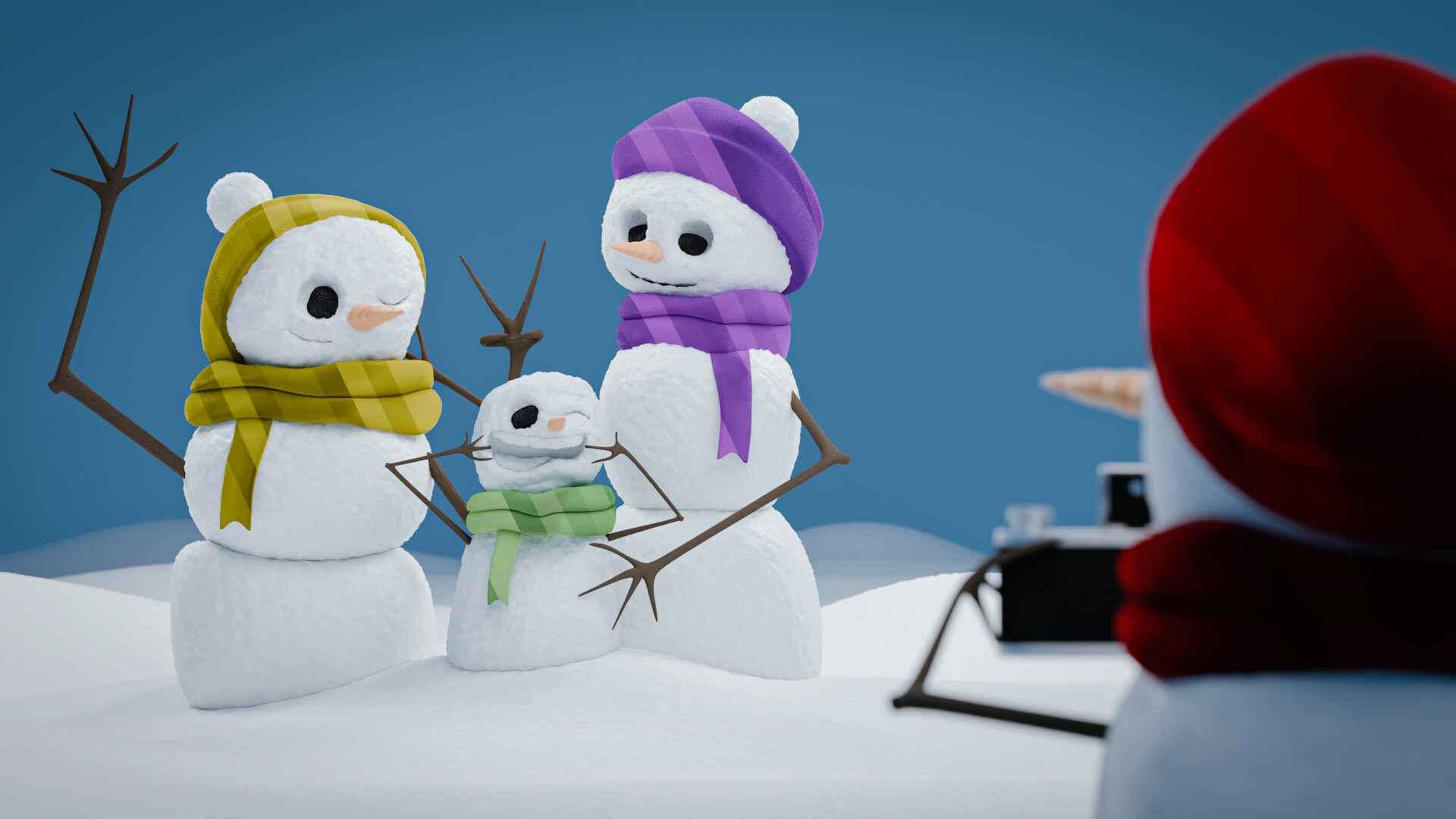 2024 Collab: Week 51 “Snowman” - VOTE CLOSED - Blender Collab - GameDev.tv