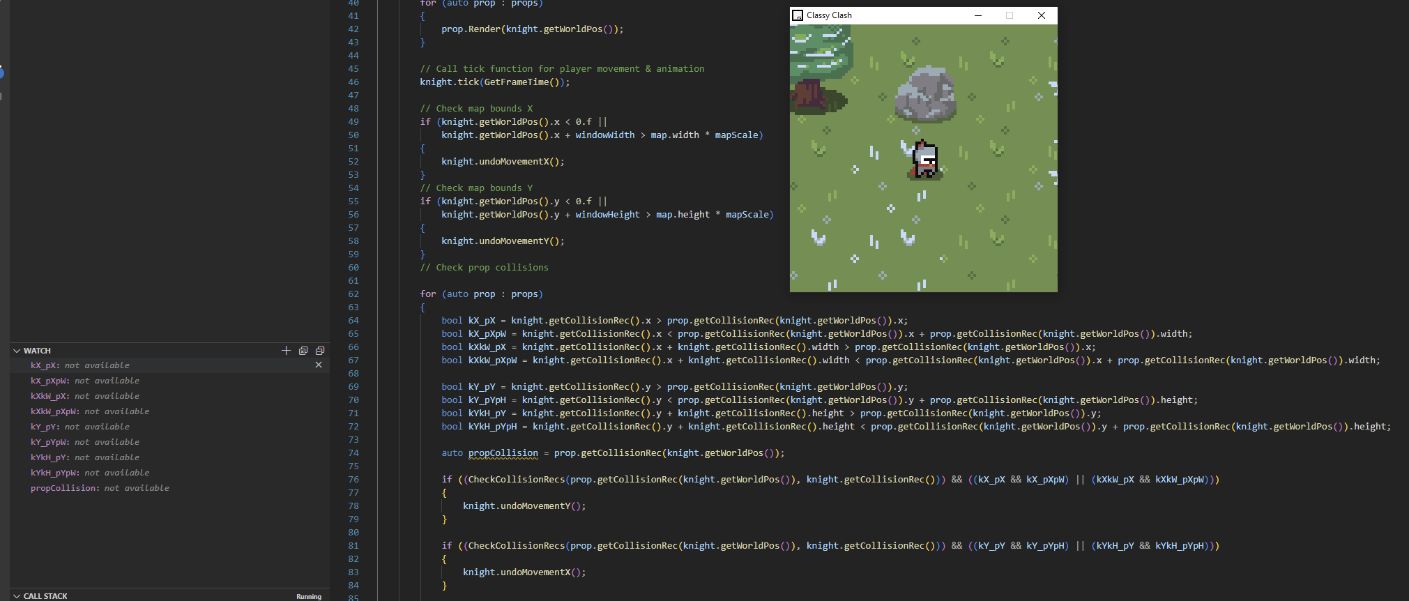 Trying to improve the collision detection - Ask - GameDev.tv