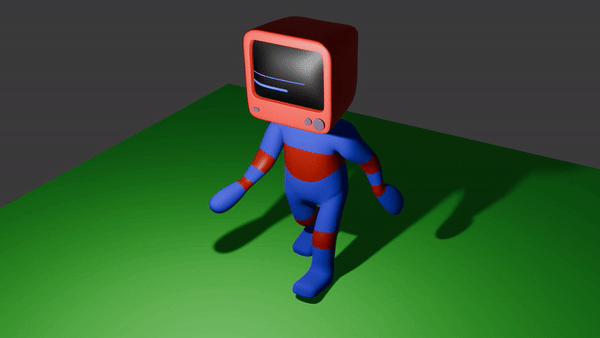 My tv man in blender :) - Show - GameDev.tv