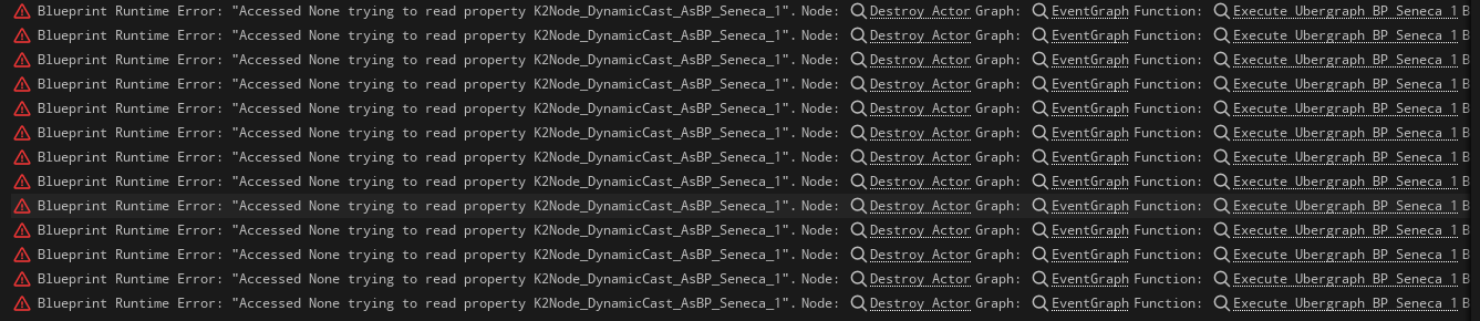 Accessed None trying to read property K2Node_DynamicCast - Ask - GameDev.tv