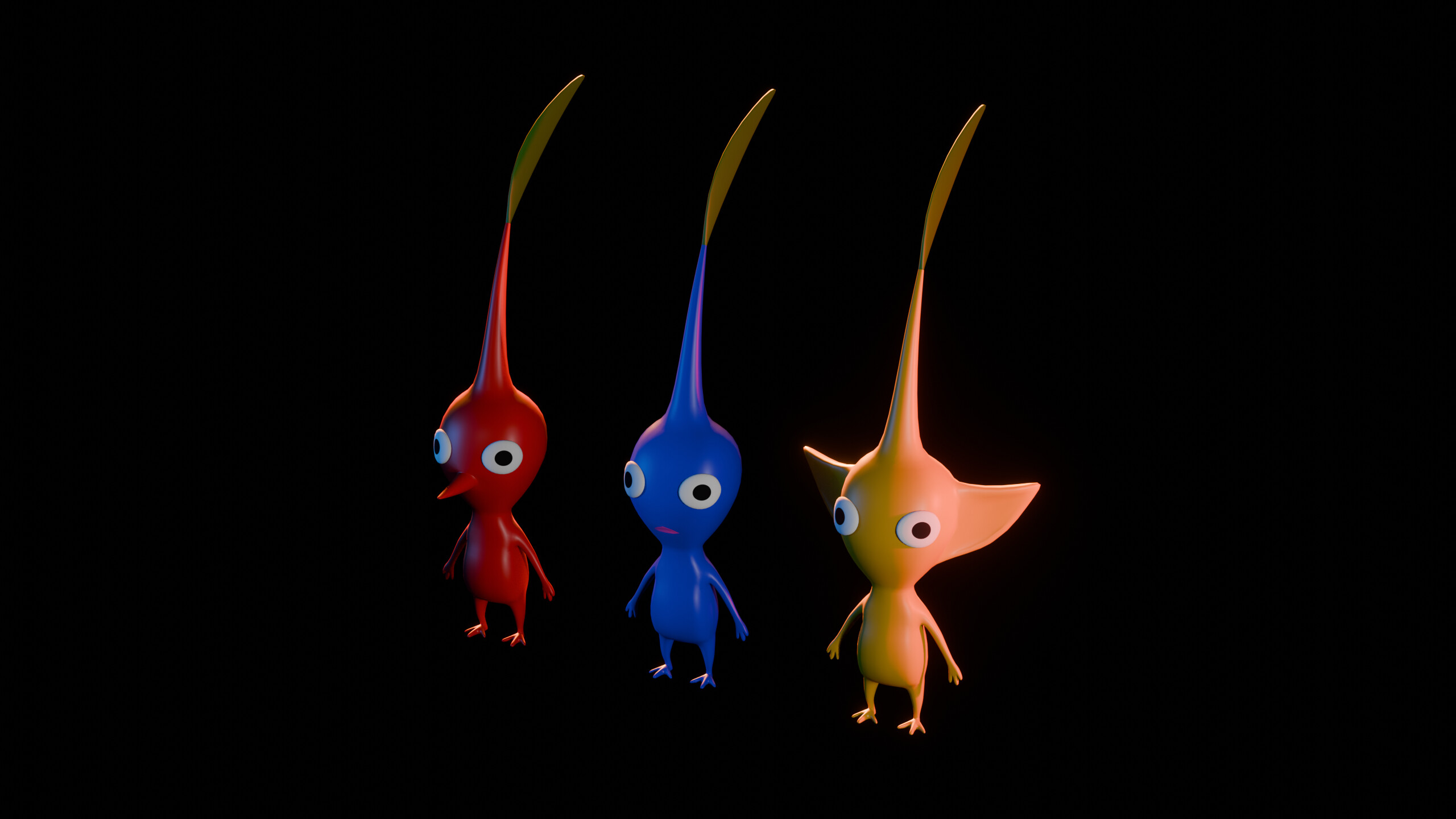Finished low poly model course! Pikmin, Batman Beyond, and more! - Show ...