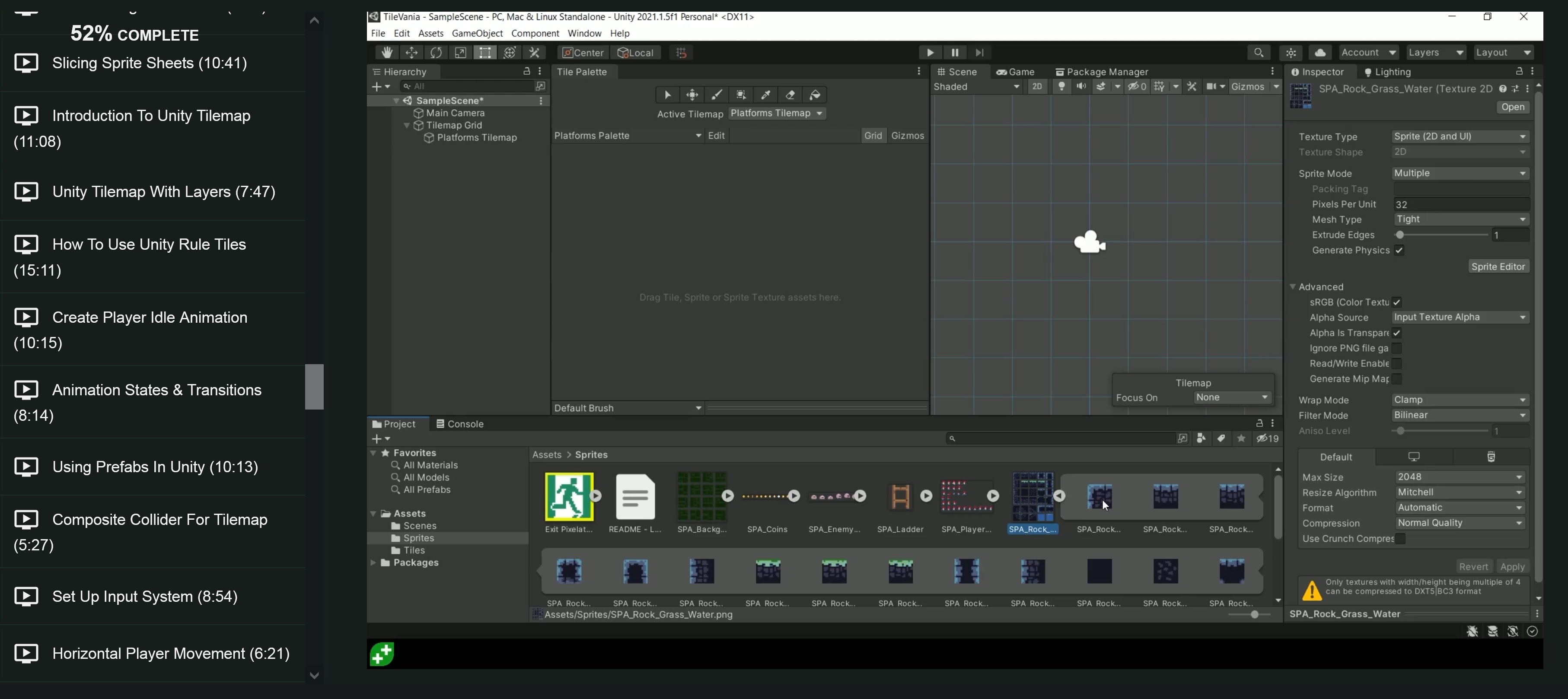 Import tiles - Ask - GameDev.tv