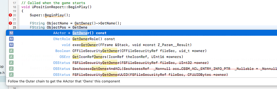 No IntelliSense in Xcode - Talk - GameDev.tv