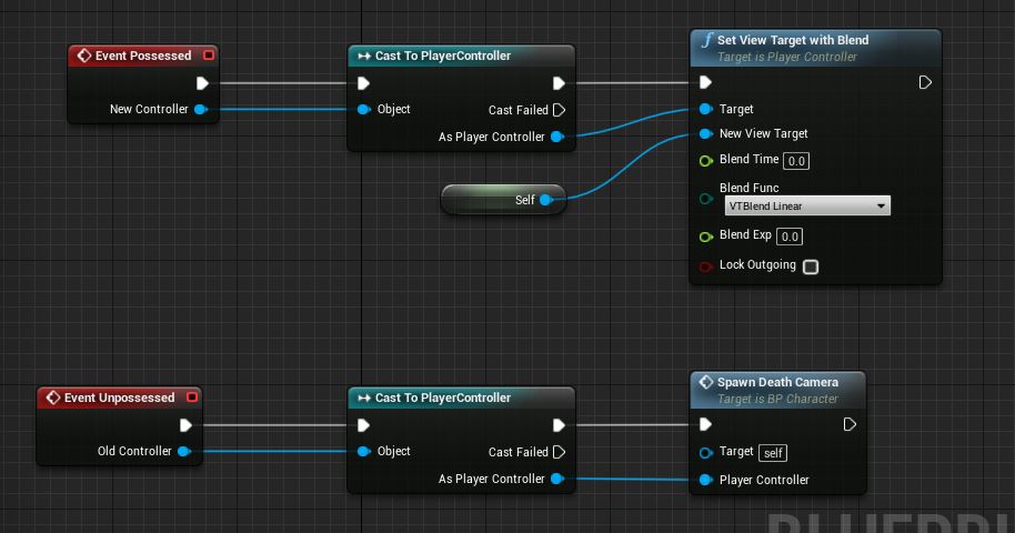 Problem With Set View Target With Blend Talk Gamedevtv