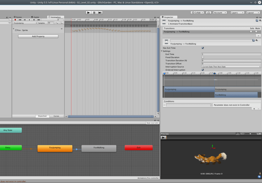 Solved Animation Controller In Unity 551 Linux Talk Gamedevtv 2666