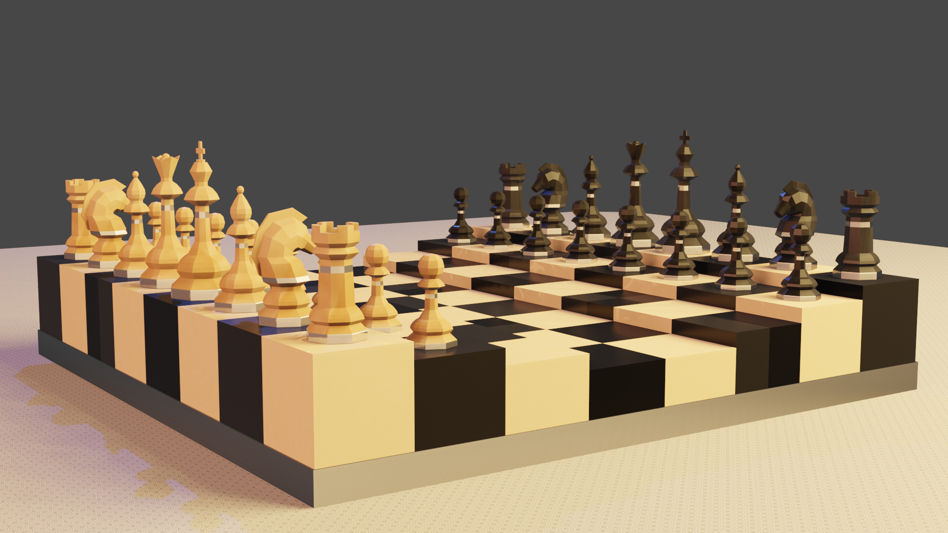 Stylized Chess Set - Show - GameDev.tv