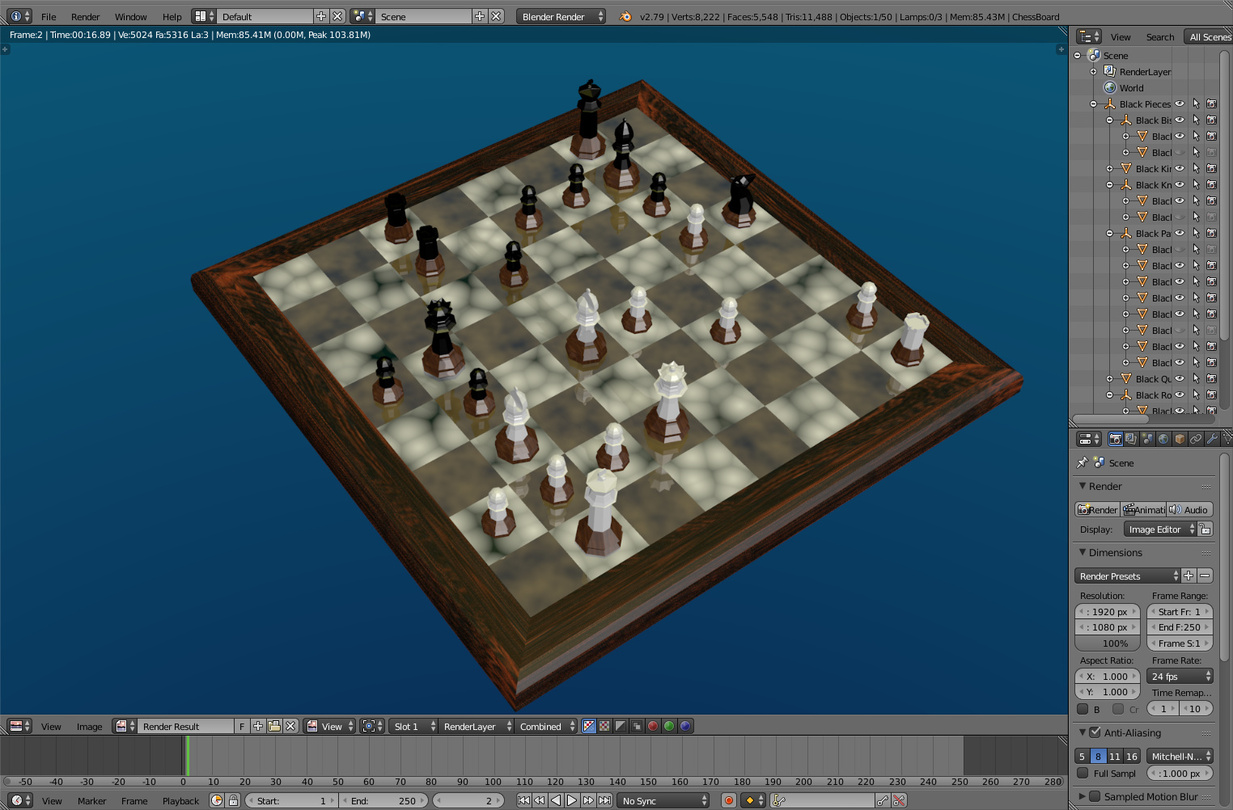 Sample chess game in progress - Talk - GameDev.tv