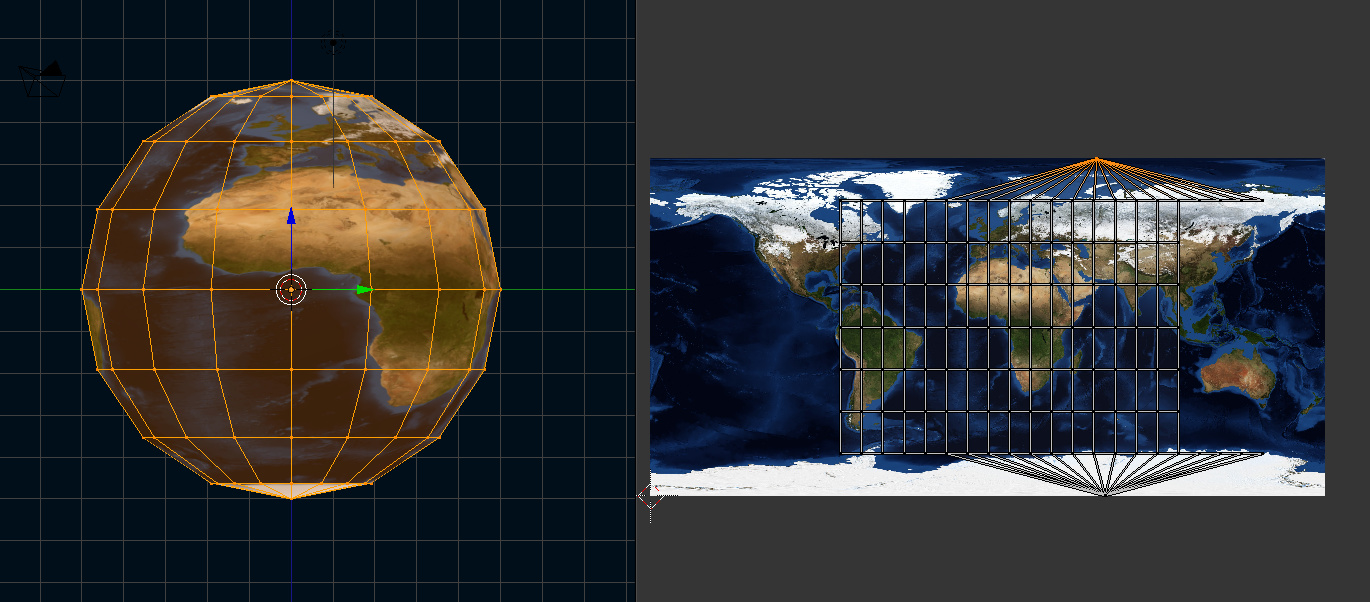 Weird UV Map for a sphere - angle DOES matter - Talk - GameDev.tv