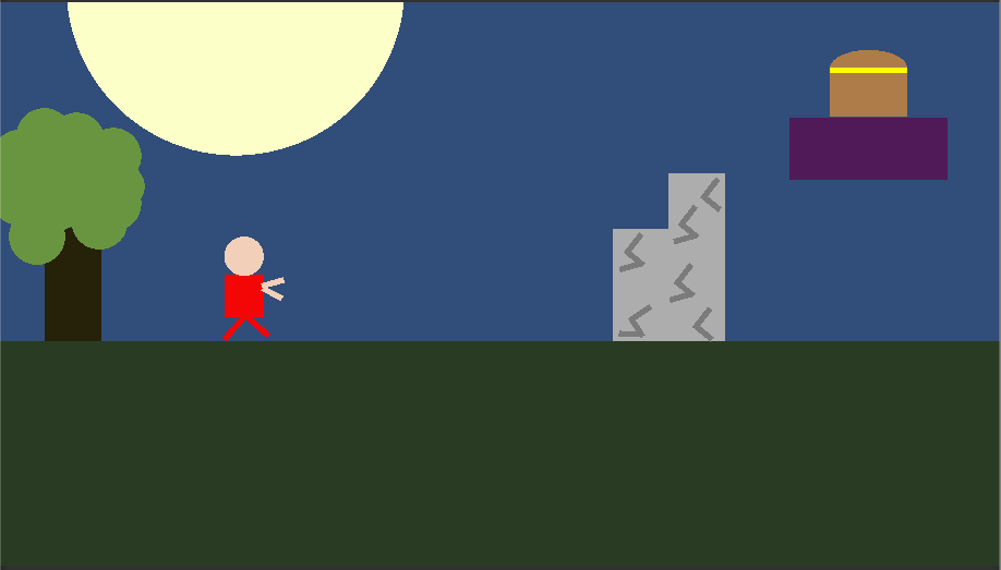 Playing with Sprites - Platform level night mode - Show - GameDev.tv