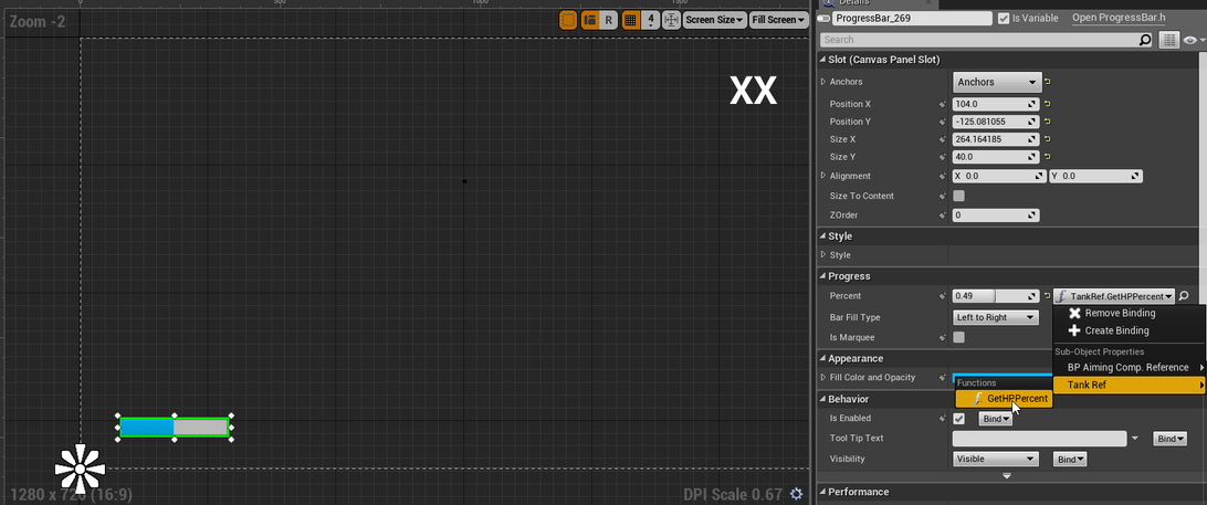 Health bar directly in Player ui? - Talk - GameDev.tv