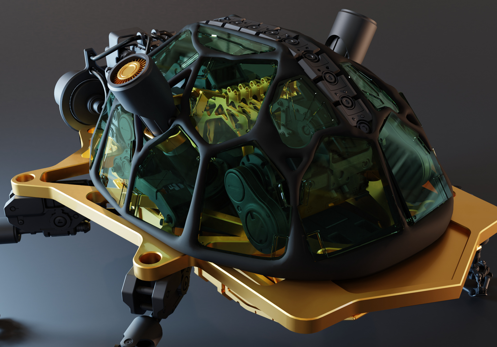 Kitbash Turtle-Robot - Show - GameDev.tv