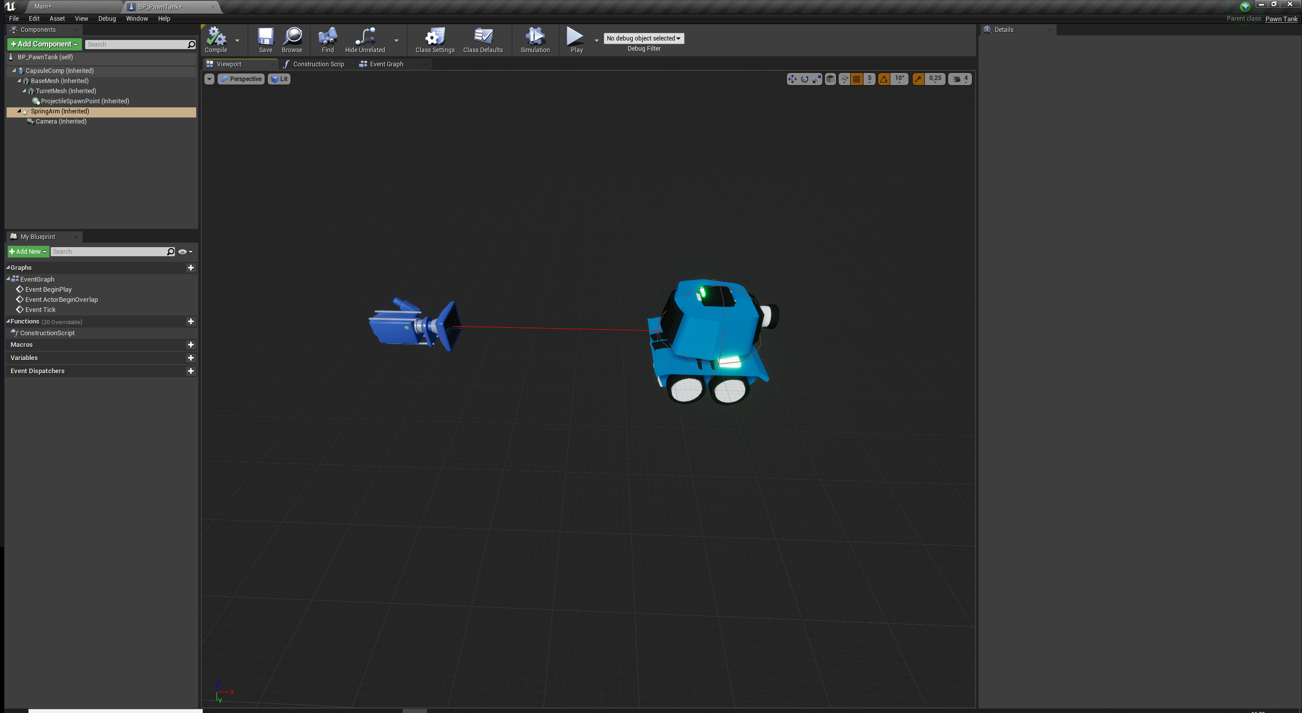 Can't rotate SpringArm - Ask - GameDev.tv