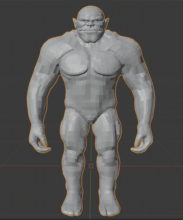 Orc - Manual Retopo Body! - Show - GameDev.tv