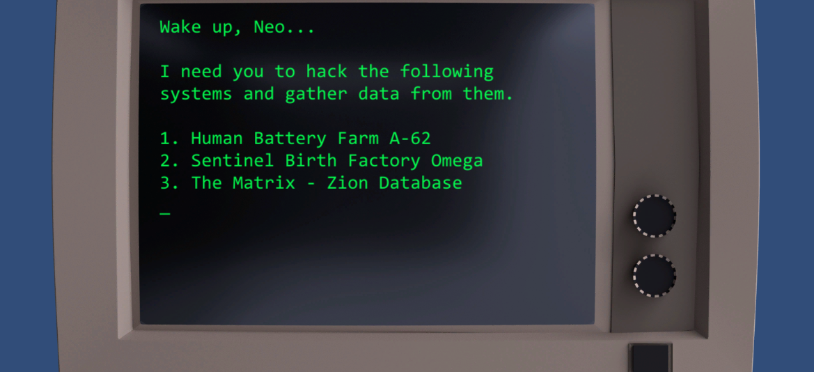 Matrix inspired Terminal - Show - GameDev.tv