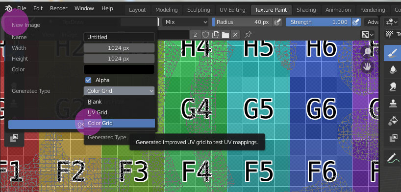Unwrap example using color blocks - Show - GameDev.tv