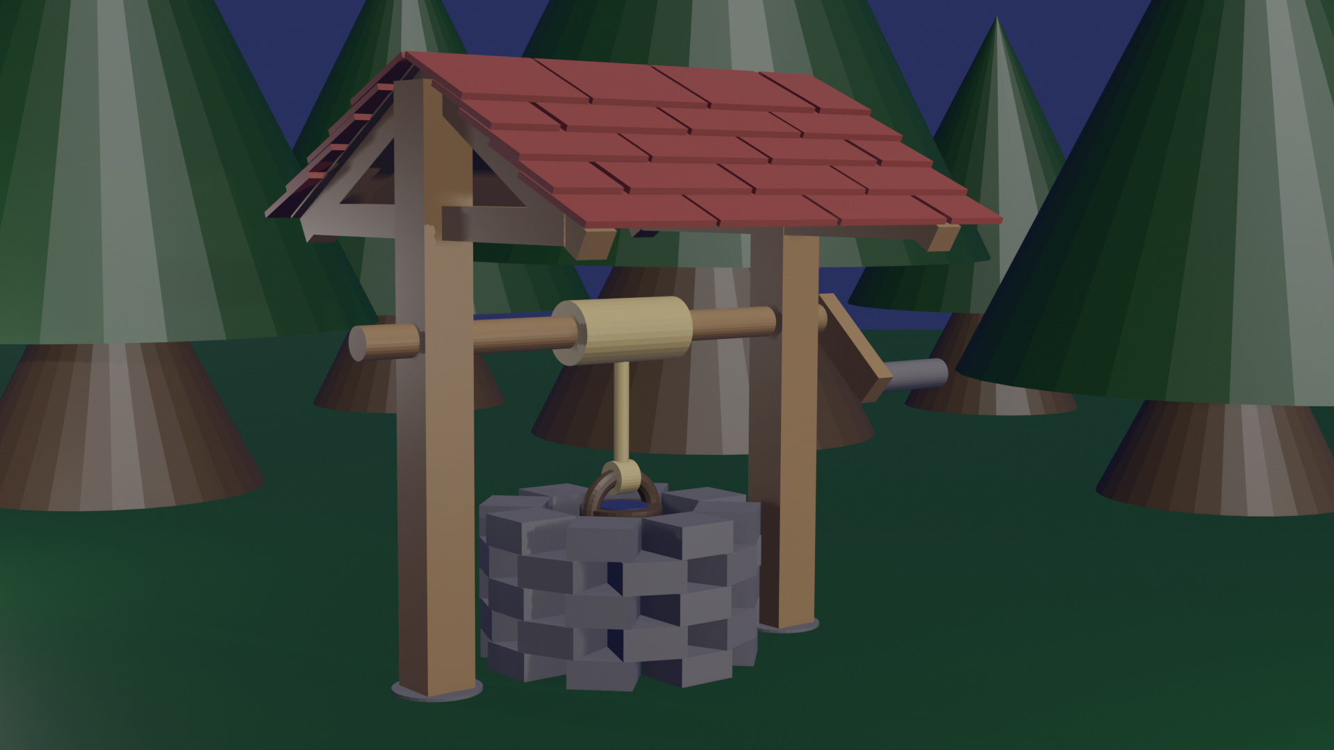 Complete Blender Creator Course: Well - Show - GameDev.tv