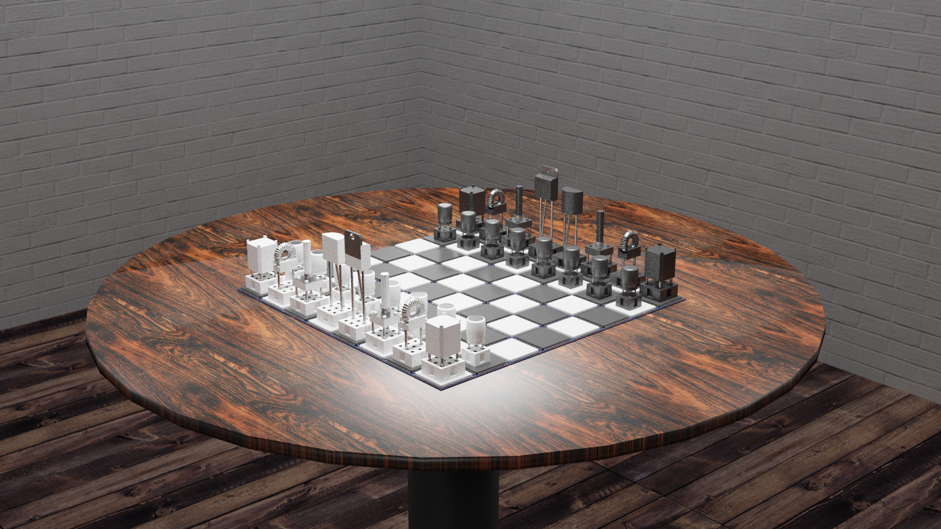 Knight for my Electronic themed chess set - Show - GameDev.tv
