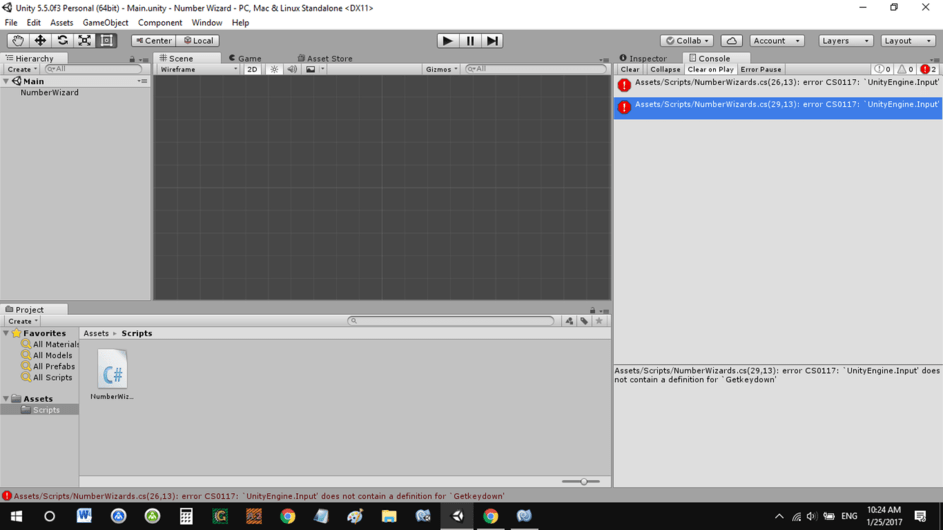 Input is not working on MonoDevelop - Talk - GameDev.tv