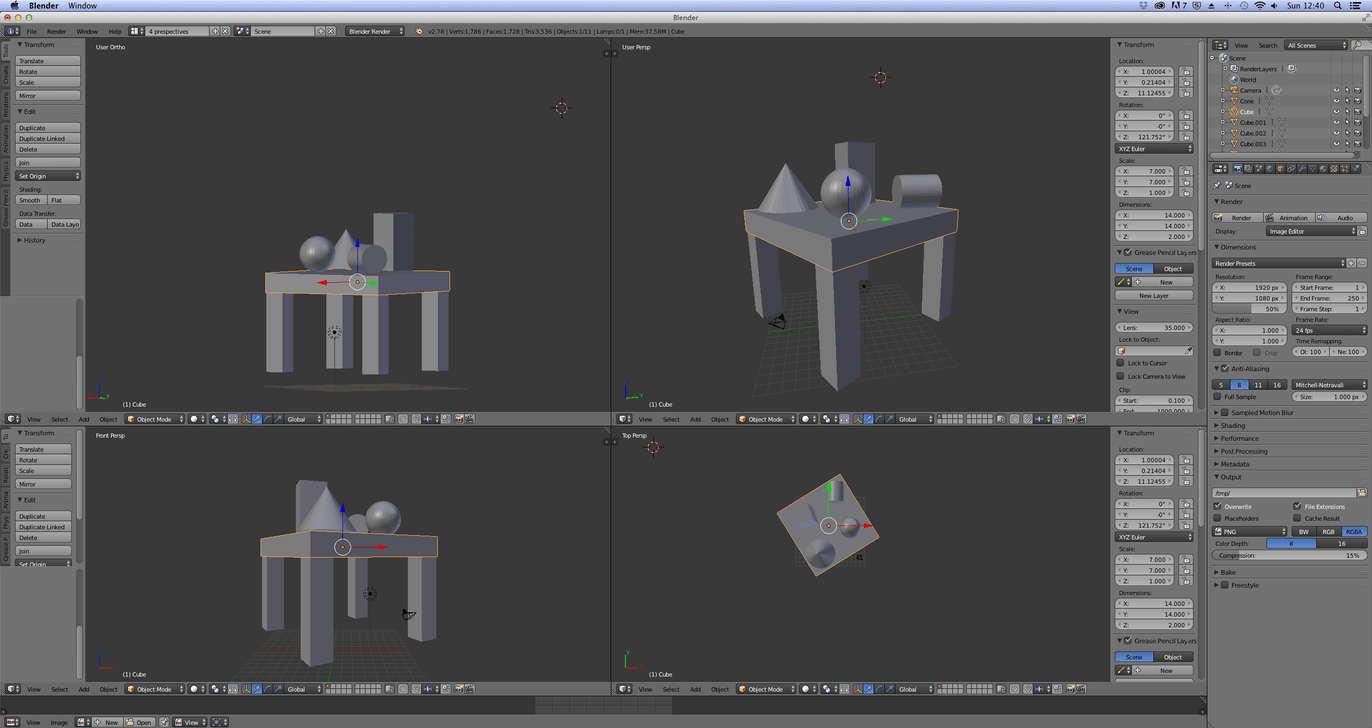 Table 3D graphic in blender - Talk - GameDev.tv