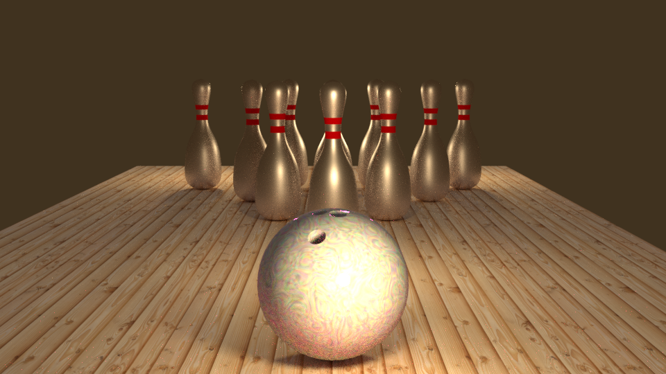 Rendered Bowling Alley Scene (Cycles) with textures - Talk - GameDev.tv