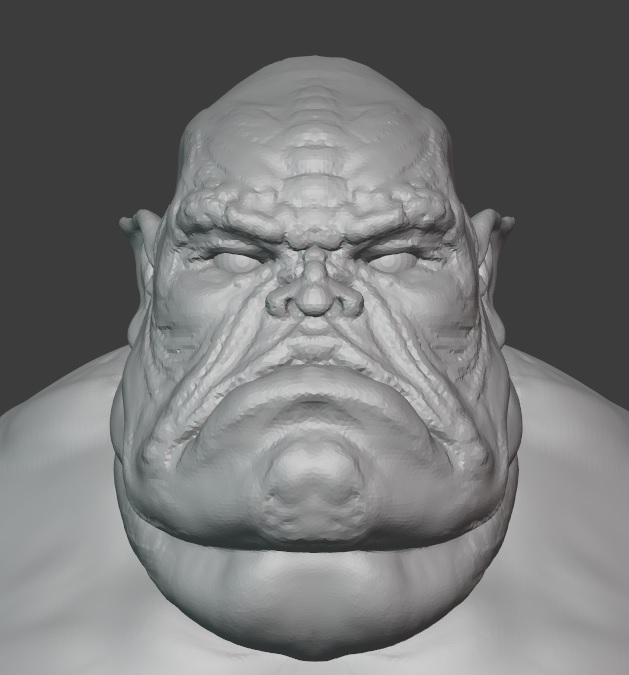 Buff, but fat orc - Head Mid-Level - Show - GameDev.tv