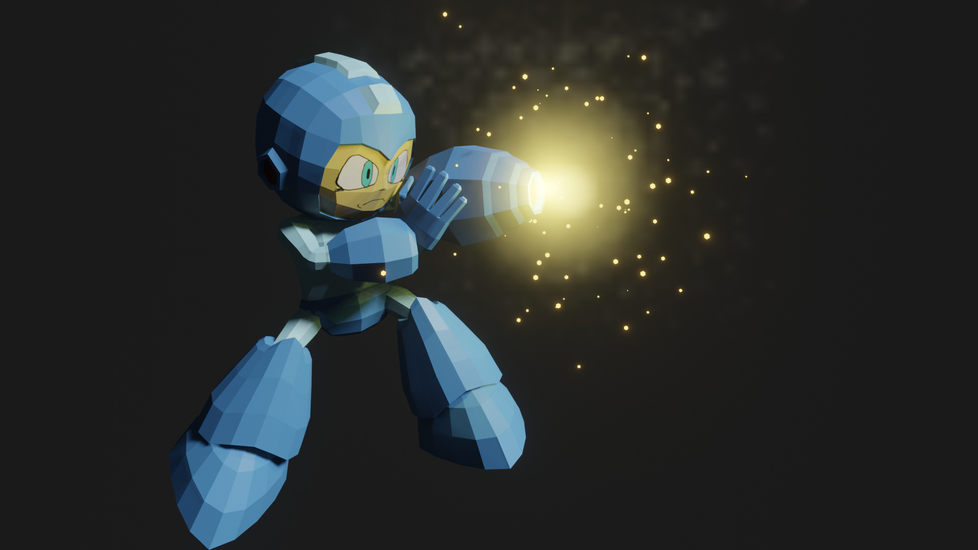 Low-Poly Mega Man - Show - GameDev.tv