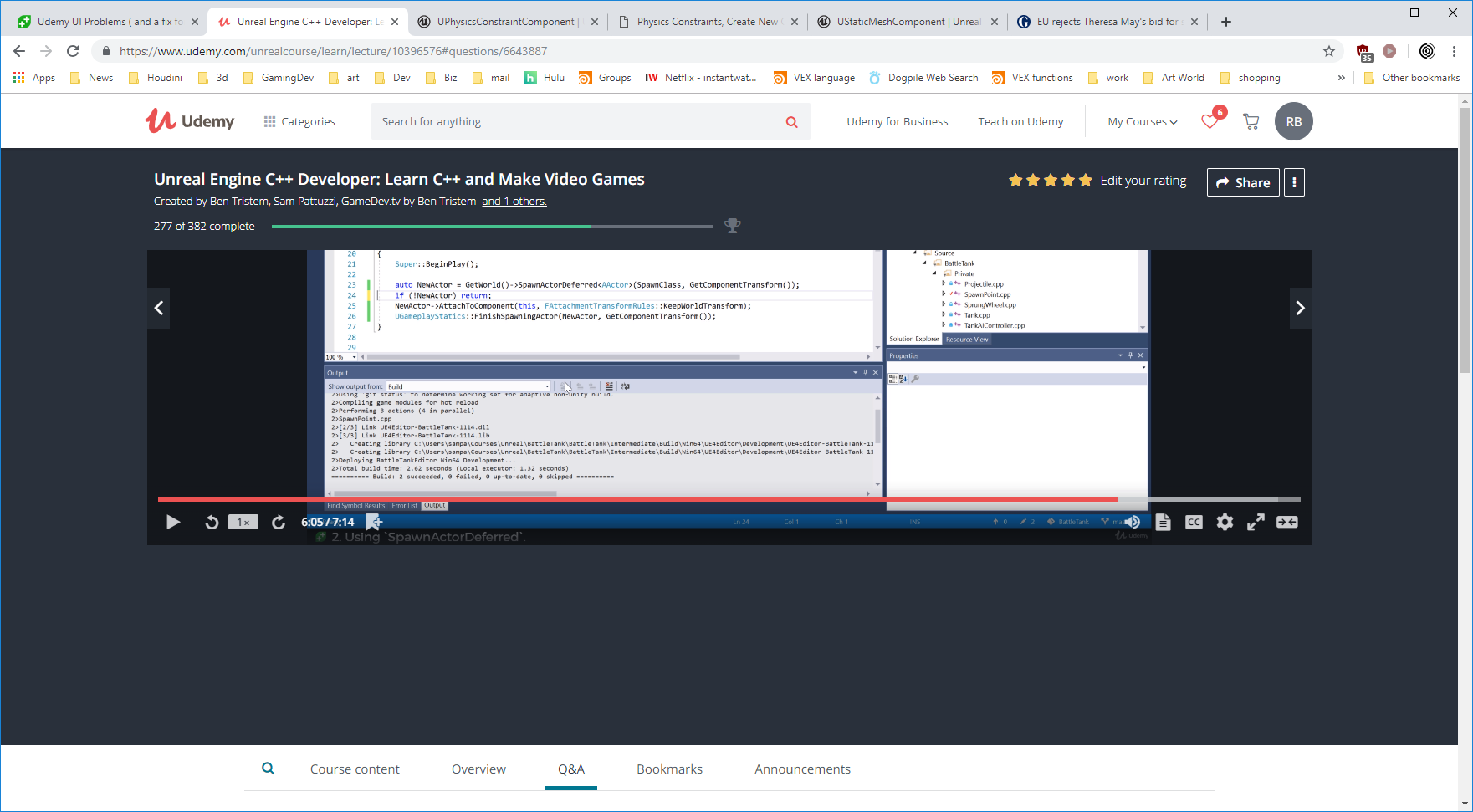 Udemy UI Problems ( and a fix for nonplaying videos ) - Talk - GameDev.tv