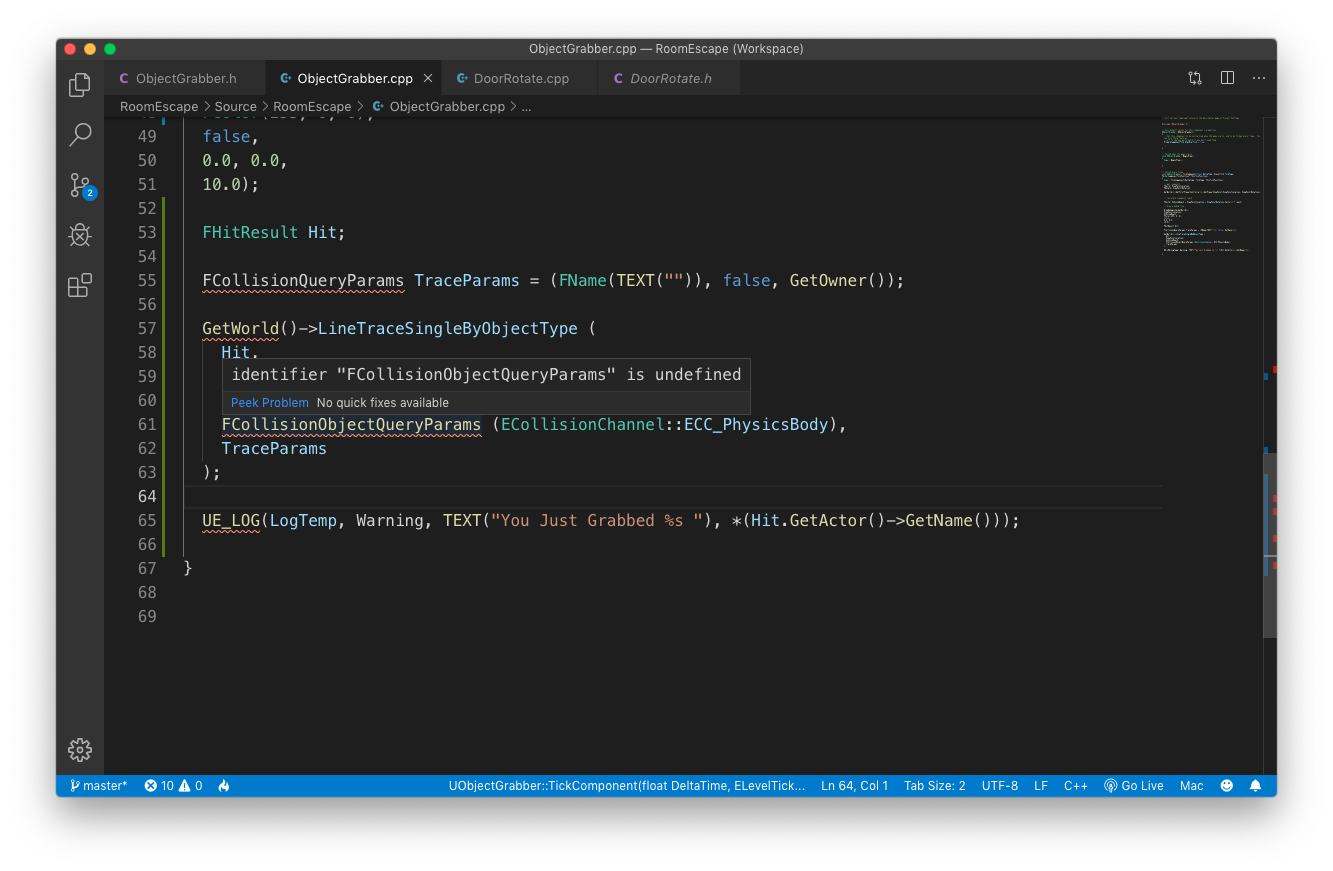 Unreal Crashes Whenever I try logging from Ray Casting - Ask - GameDev.tv